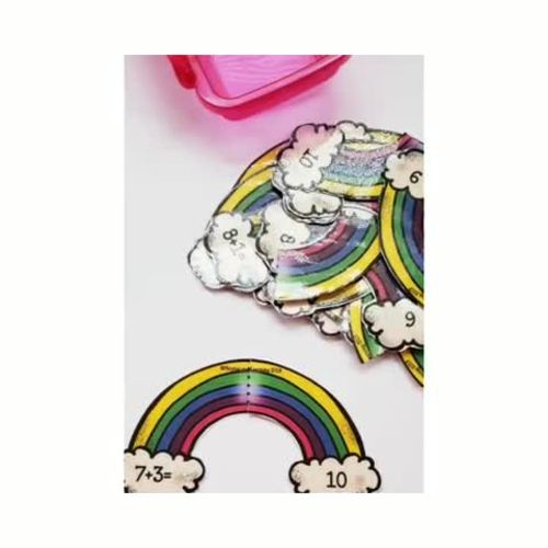 Rainbow Math Facts - Math Facts Fluency Game by Playing and Learning