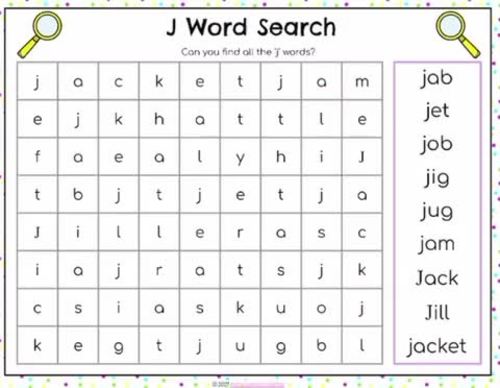 Phonics Worksheets 'j' Phoneme J Activities Workbook by Metacognitive ...