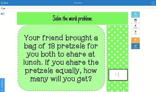 3rd Grade Multiplication & Division Word Problems CGI |CCSS 3.OA.A3 ...