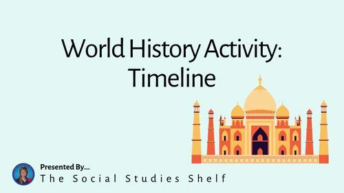 World History Timeline Events Reference Sheet | Timeline Activity ...
