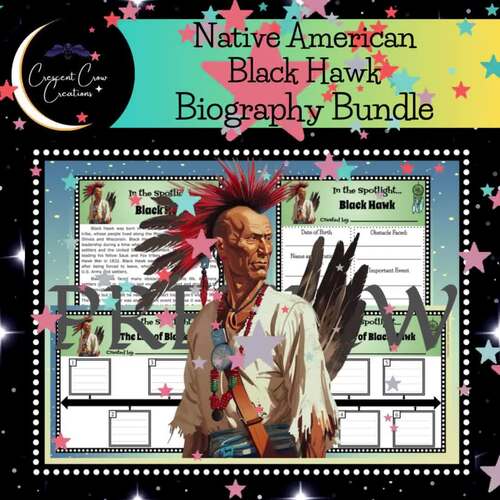 Black Hawk Native American Heritage Month Biography Bundle | TPT