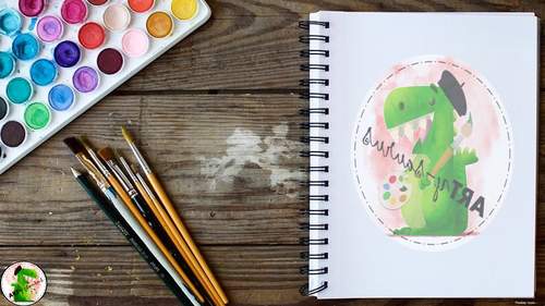 Watercolor Pig, Art Lesson by ARTy-saurus | TPT