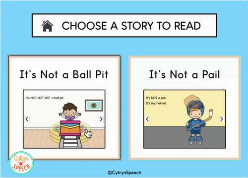 Gestalt Language Processing Autism Boom Cards™ - Pretend Play Stories