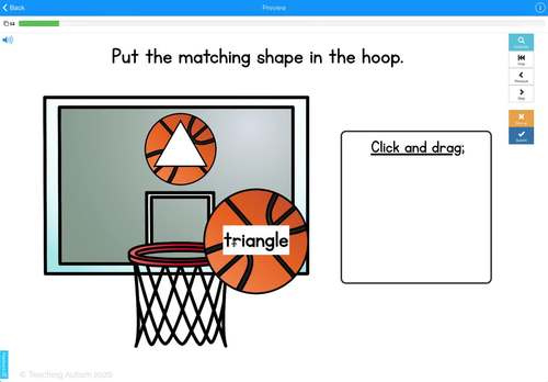 Matching 2D Shapes | Errorless Learning Boom Cards by Teaching Autism