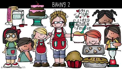 Baking clip art Part 2, Cookie clip art, Career clip art COMBO PACK