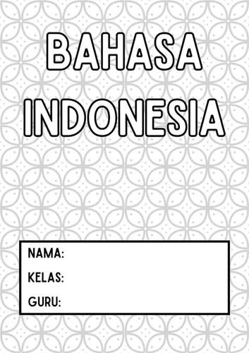Batik Mindfulness Colouring Indonesian Book Covers by Aaaamzhhh Creative