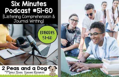 Six Minutes Podcast Comprehension Questions Episodes 51 - 60 | Distance ...