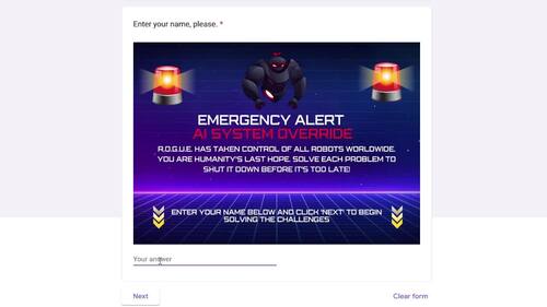 Convert Improper Fractions to Mixed Numbers Digital Math Escape Room ...