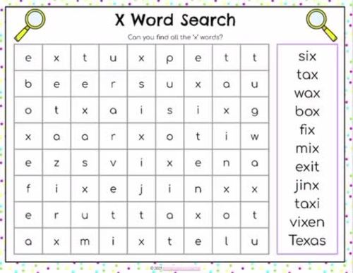 Phonics Worksheets 'x' Phoneme X Activities by Metacognitive Teacher
