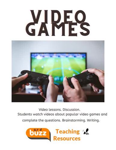 Video Games. Video Lesson. Discussion. Game. Top 10. Listening. ESL ...
