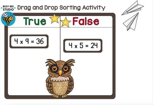Multiplication Facts Fluency Boom Cards Sort | Multiply by 4 by Busy ...
