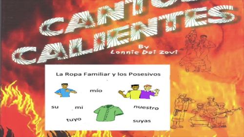Ropa Familiar y los Posesivos –PDFs and MP3 Digitally Enabled | TPT