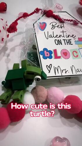 Valentine Tags for Legos or Blocks by Mal Mal's Cubbie | TPT