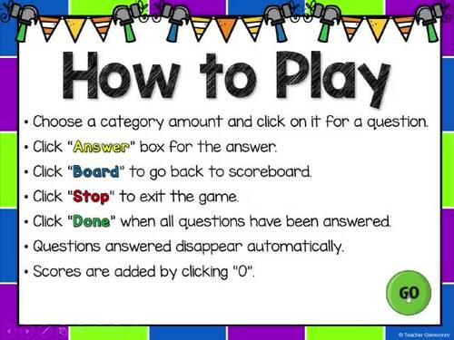 Measurement Review Game Customary System | Area, Perimeter, & Volume ...