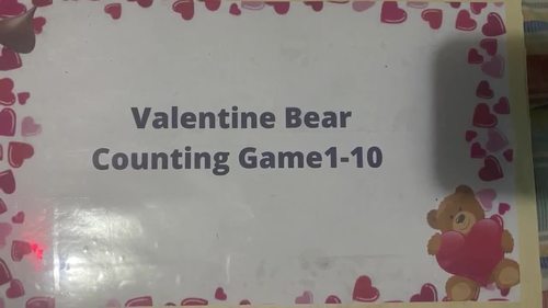 Valentine Bears Counting Game 1-10 by teachwithkaybee | TPT