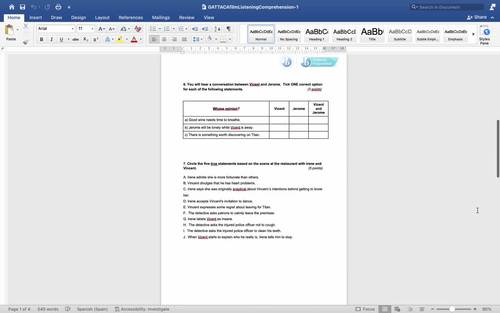 "GATTACA" film IB DP English B Listening Comprehension - Practice for ...