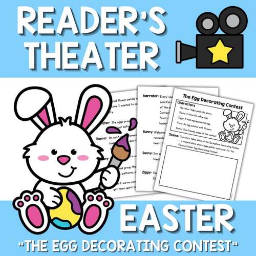 Easter ELA Activity | Readers Theater Play Skit | Egg Decorating ...