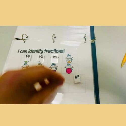 Adapted Work Book Busy Binder for Winter Special Education or Early ...