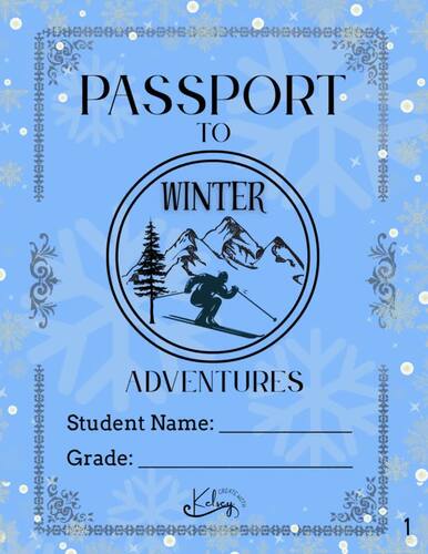 Winter Holiday Around the World Passport |3rd, 4th, 5th Grade ...