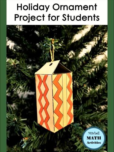 3D Holiday Ornament Craft STEM & STEAM Activity - Set A Beginner Level