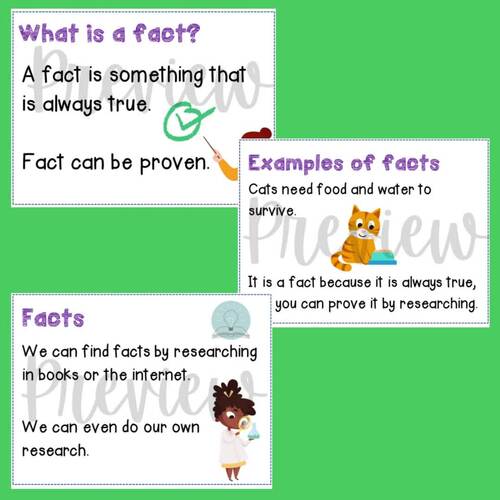Fact and Opinion Presentation by Bilingual Teaching Made Easy | TPT