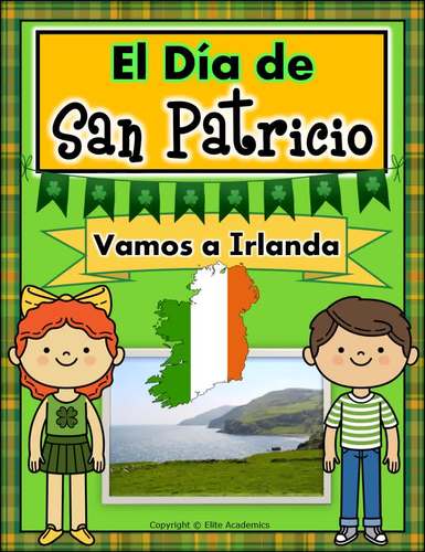 Día de San Patricio | St. Patrick's SPANISH Unit: Reading, Vocab ...