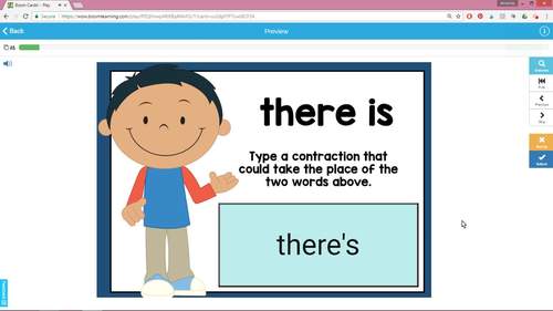 Type the Contraction Boom Cards by Second Grade Smiles | TpT