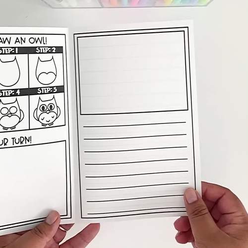 Fall Directed Drawing Books | English & Spanish by Learning in Wonderland