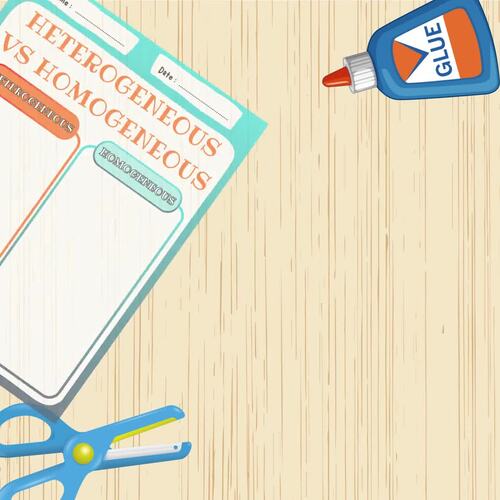 Heterogeneous and Homogeneous Mixtures Sorting Activity-Cut & Paste ...