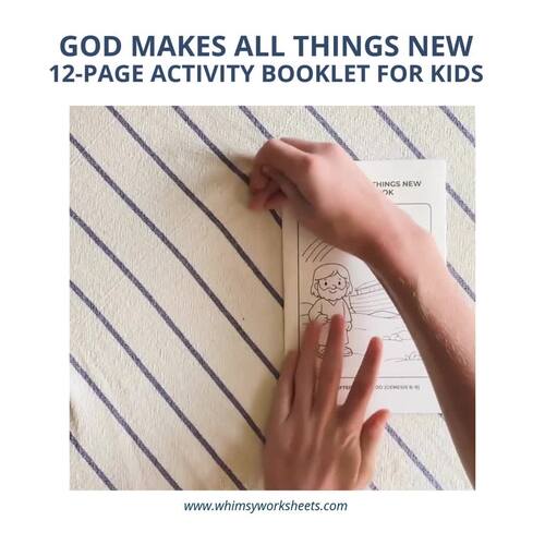 Noah’s Ark Church Activity Booklet | 12-Page Printable Kids Bible Story ...