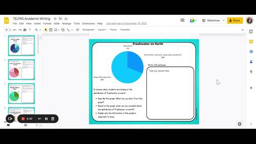TELPAS Digital Academic Writing Practice Prompts by One Bilingual Teacher