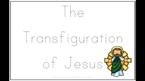 Bible Emergent Reader- Transfiguration of Jesus by Rebekah Sayler
