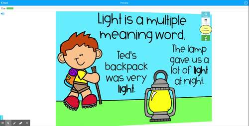 Multiple Meaning Words Boom Cards (Digital Task Cards) - Distance Learning