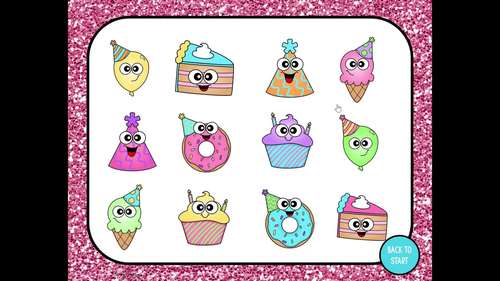 Birthday Movement Gross Motor Digital Game by Pink Oatmeal | TPT