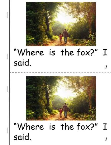Decodable I See A Fox Savvas My View Kindergarten unit 3 SOR by Stacy ...
