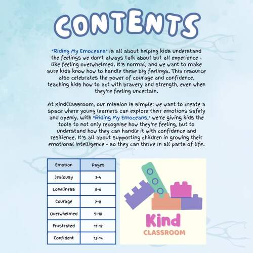 "Riding My Emoceans"/ SEL Activities/ Emotional Regulation & Awareness