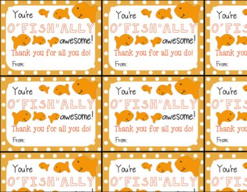 Teacher (Staff) Appreciation Sweets Treat Tags BUNDLE 4- Oreo, S'more ...