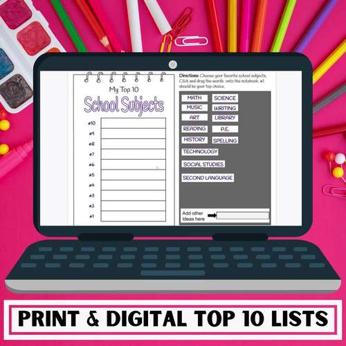 Back to School Get to Know You Google Slide and Print Activity - Top ...