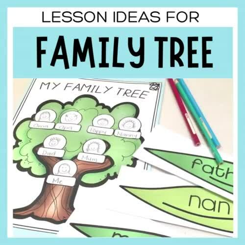 Family Tree Book Study Worksheets & Activities by Little Learner Hub