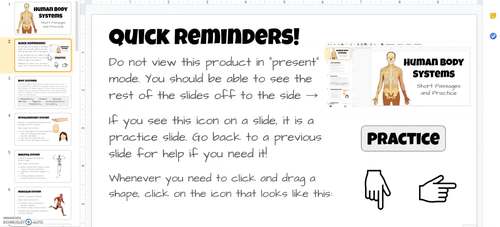 Distance Learning: Human Body Systems (Google Slides) | TPT