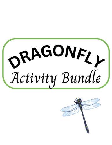 Dragonfly Activity Bundle | Printable Insect Worksheets for Kids ...