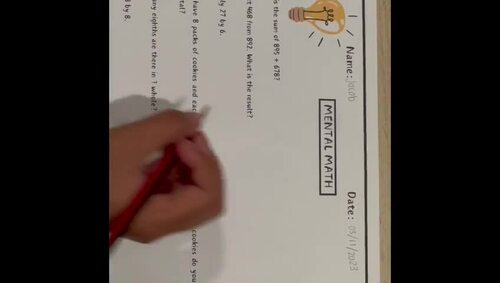 MENTAL MATH , NUMERACY WORKSHEETS FOR YEAR 4-5 ENGAGING WORKSHEETS