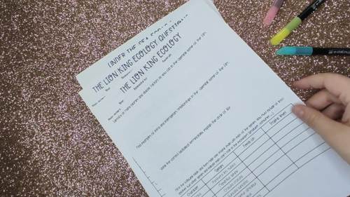 End of the year activities ecology worksheet bundle: food chain and ...