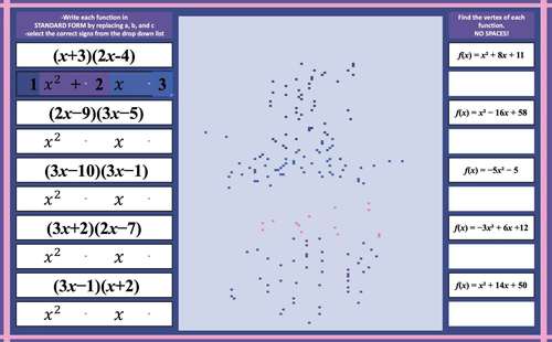 Quadratics in Standard Form and Finding The Vertex - Digital Pixels