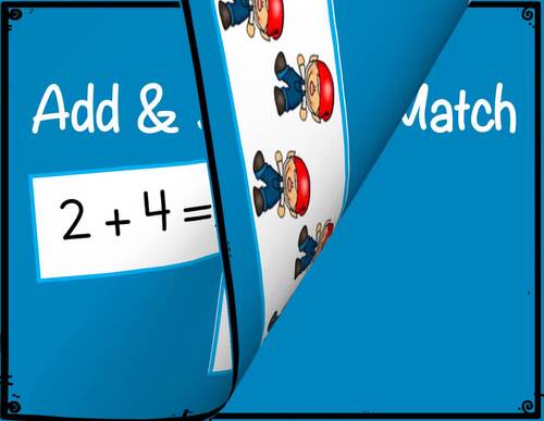 Gnomes Themed Addition & Subtraction 0-10 Number Sentence Match | TPT
