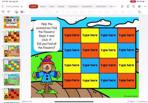 November Find It Digital Fluency Game | EDITABLE Interactive PowerPoint ...