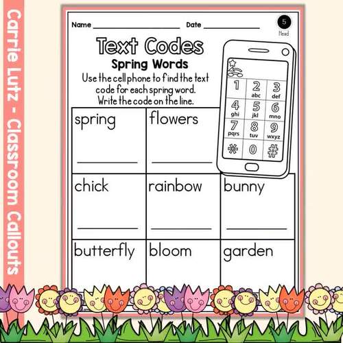 Build a Lamb Spring Literacy Craft – 1st Grade ELA Sub Plans | TPT