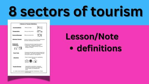 Tourism Hospitality Sectors Lesson and Activity - FCS - Prostart - TFJ ...