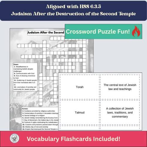 HSS 6.3.5 Puzzle Pack: Judaism After the Destruction of The Second Temple