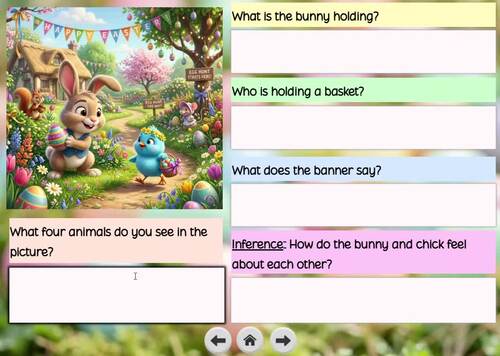 Easter Boom™ Cards: Picture-Based Wh-Questions & Inferences by Lux ...